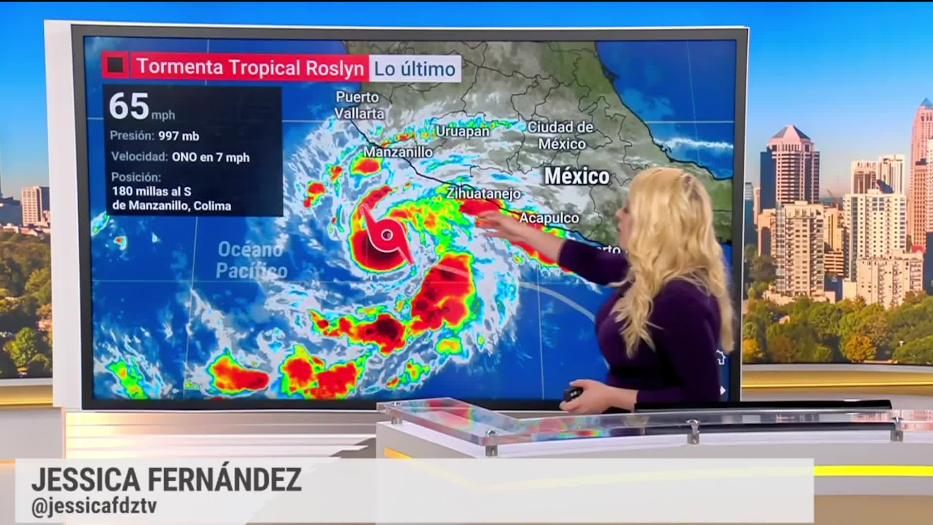 Tormenta Tropical Roslyn se fortalece - Videos de The Weather Channel