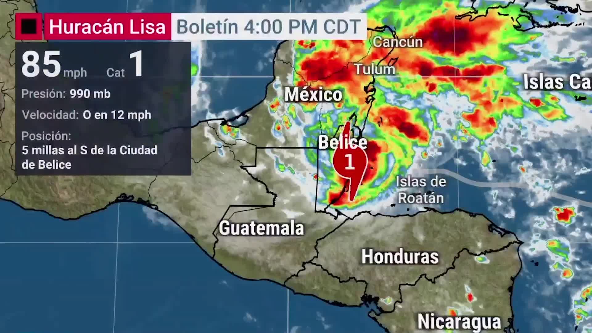 Lo Último sobre el Huracán Lisa - Videos de The Weather Channel
