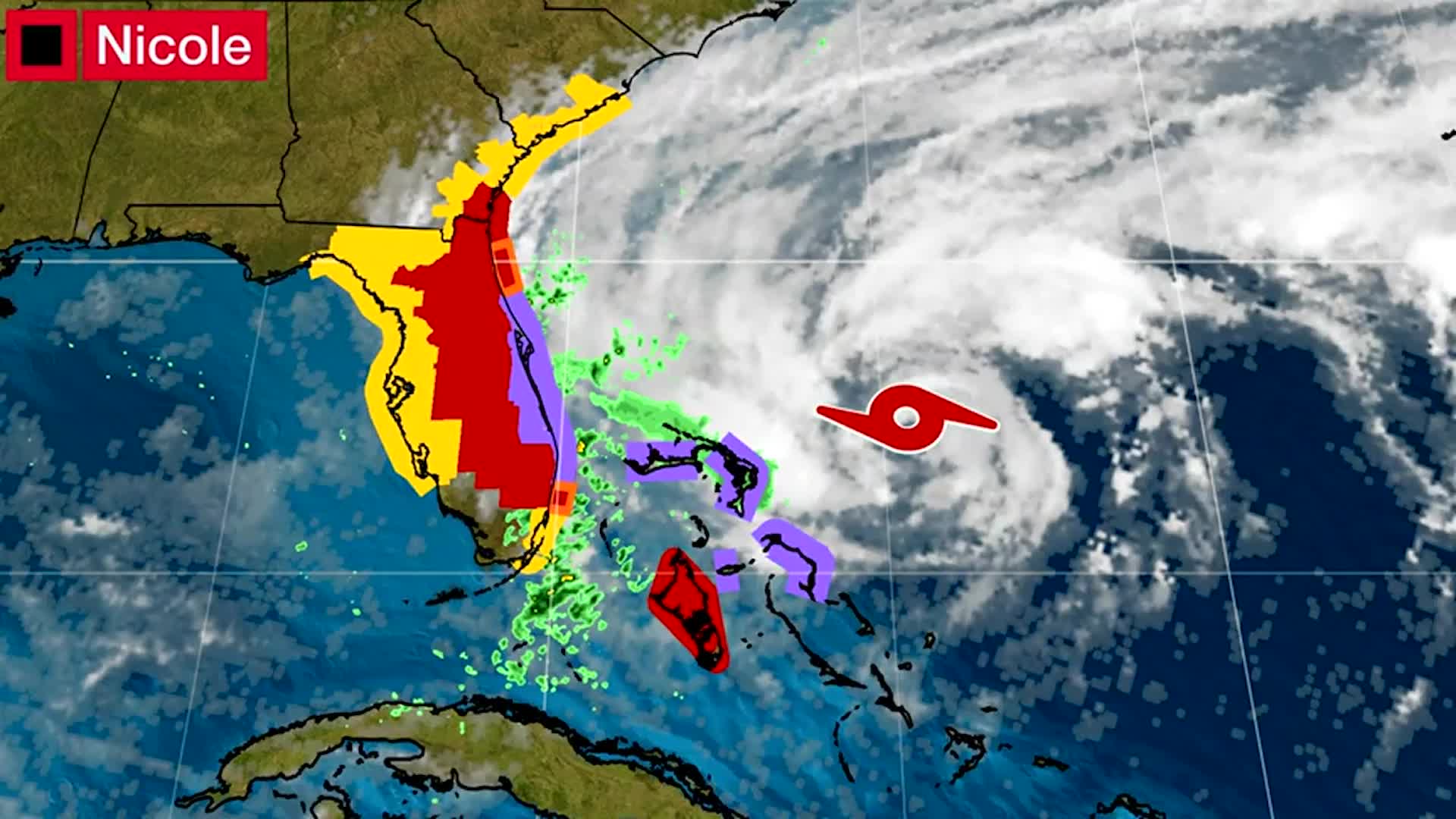 Nicole Gaining Strength As It Nears Florida - Videos from The Weather ...