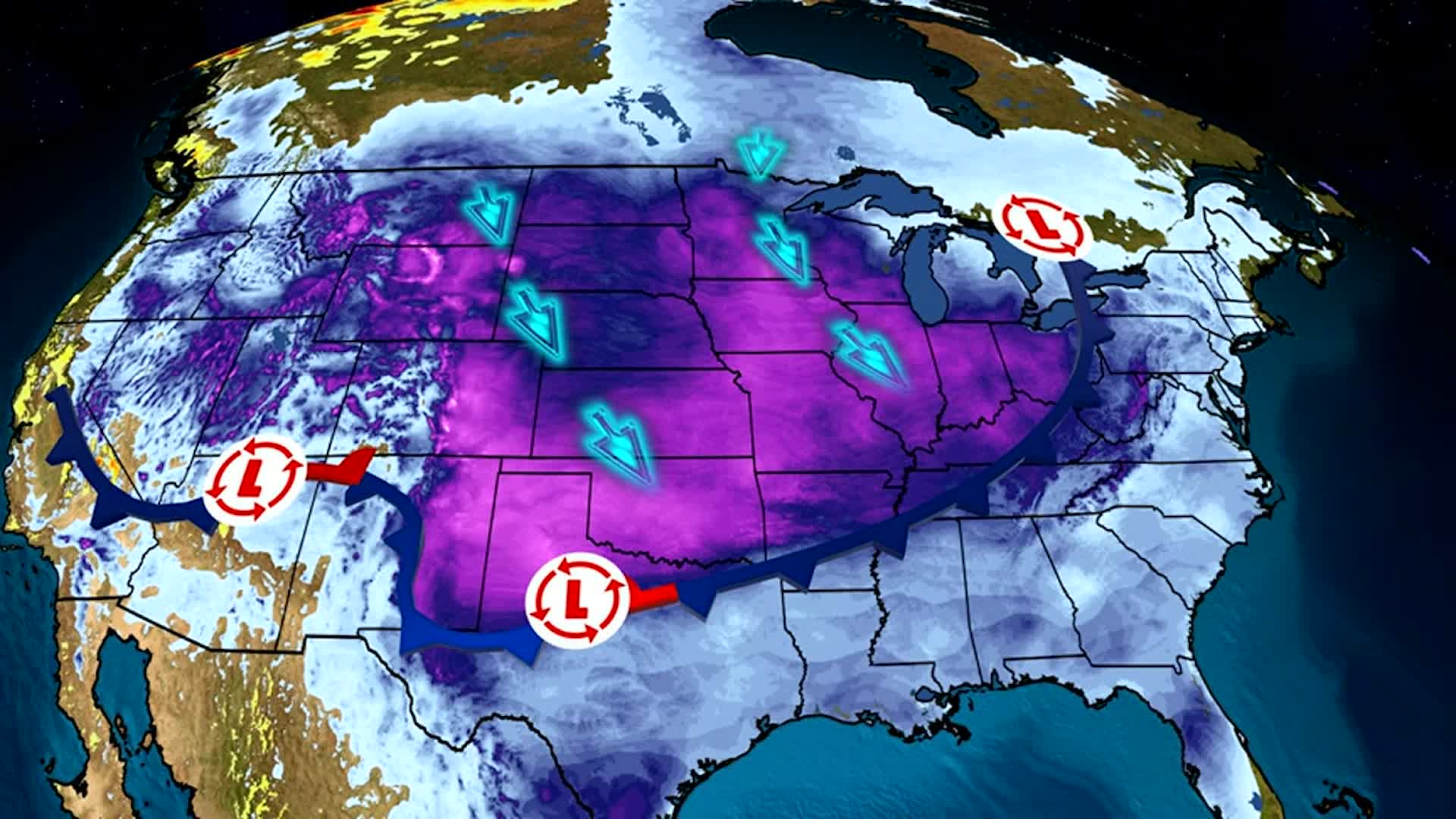 Reinforcing Shot Of Cold Air On The Way - Videos from The Weather Channel