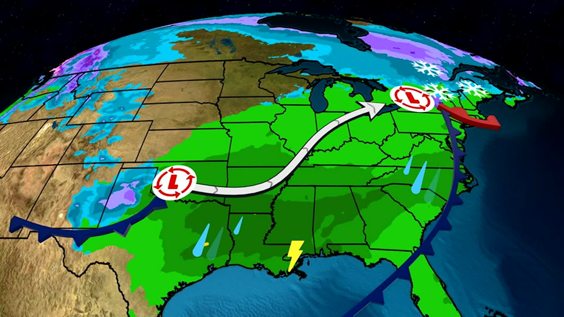 Late Week Rain For A Large Area Of The Country - Videos from The ...