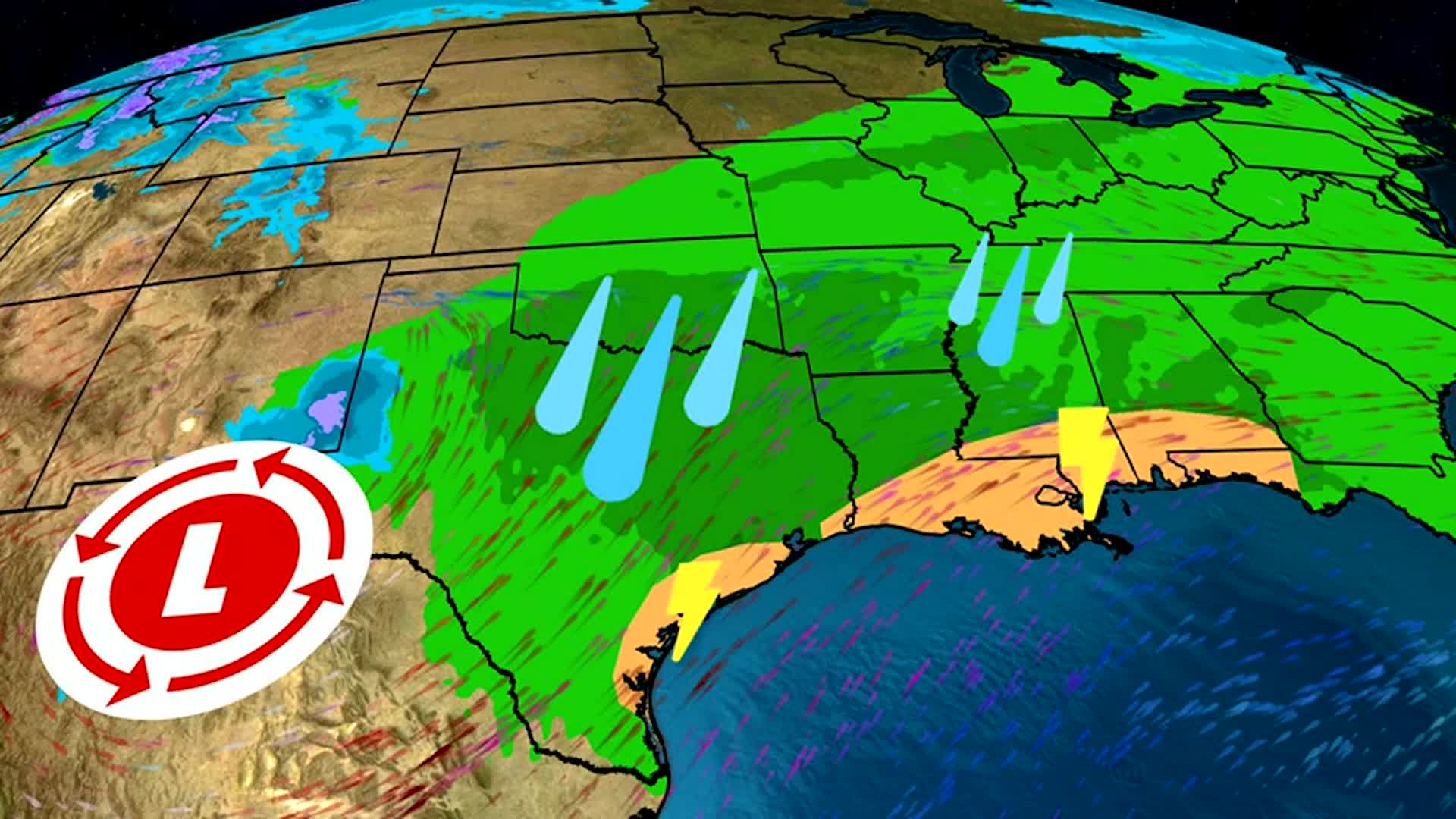 Heavy Rain Could Trigger Flooding Near Gulf Coast - Videos from The ...