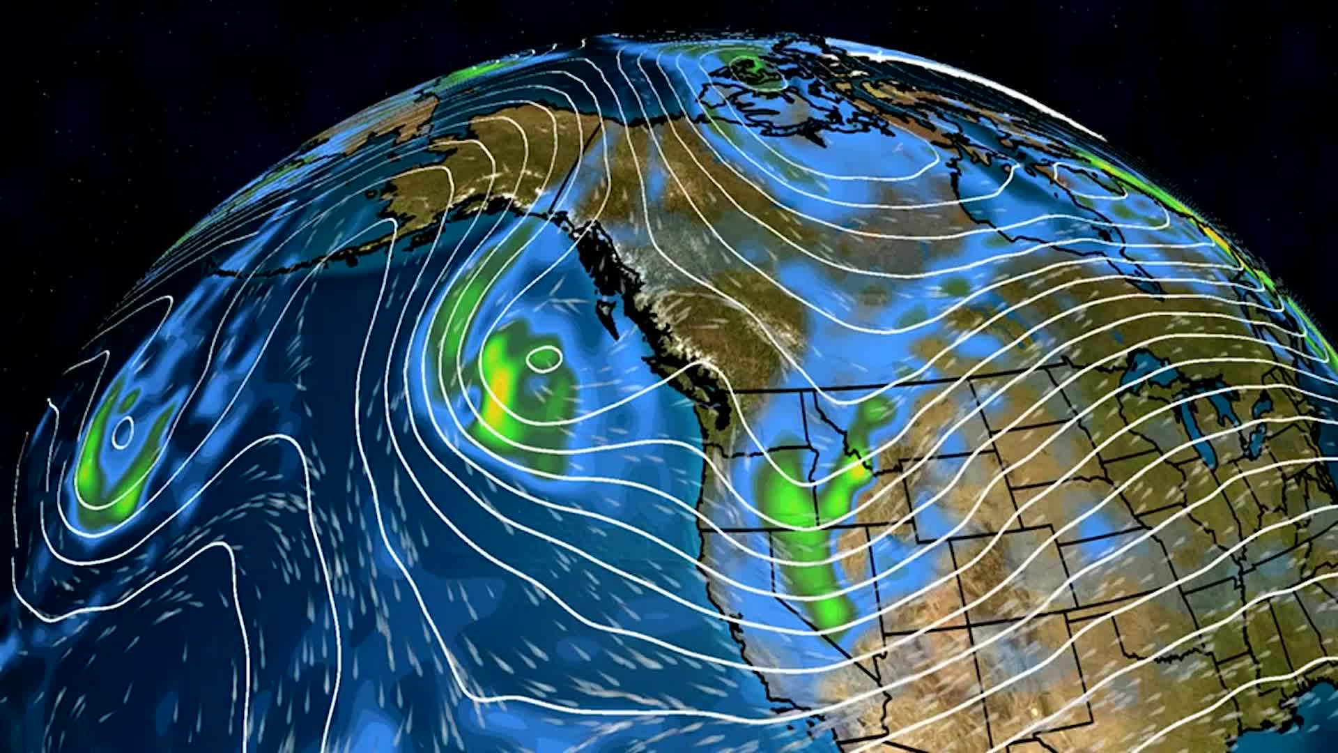 Active Pattern Bringing Rain And Snow To The West - Videos from The ...