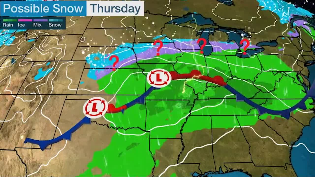 Expert Look Into Snow For Parts Of Midwest, Great Lakes - Videos from ...