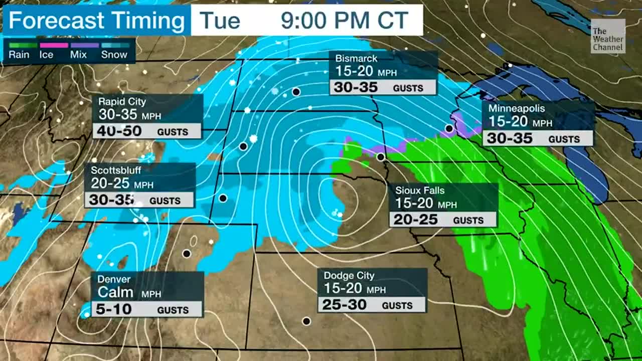 Blizzard Conditions Spread Into High Plains As Winter Storm Moves East ...