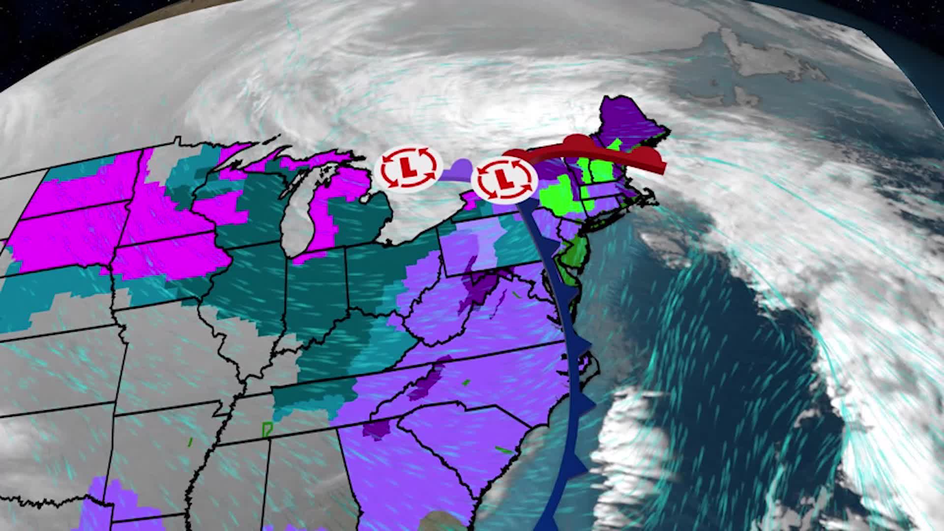 Blizzard Warnings, Dangerous Wind As Storm Plows East - Videos from The ...