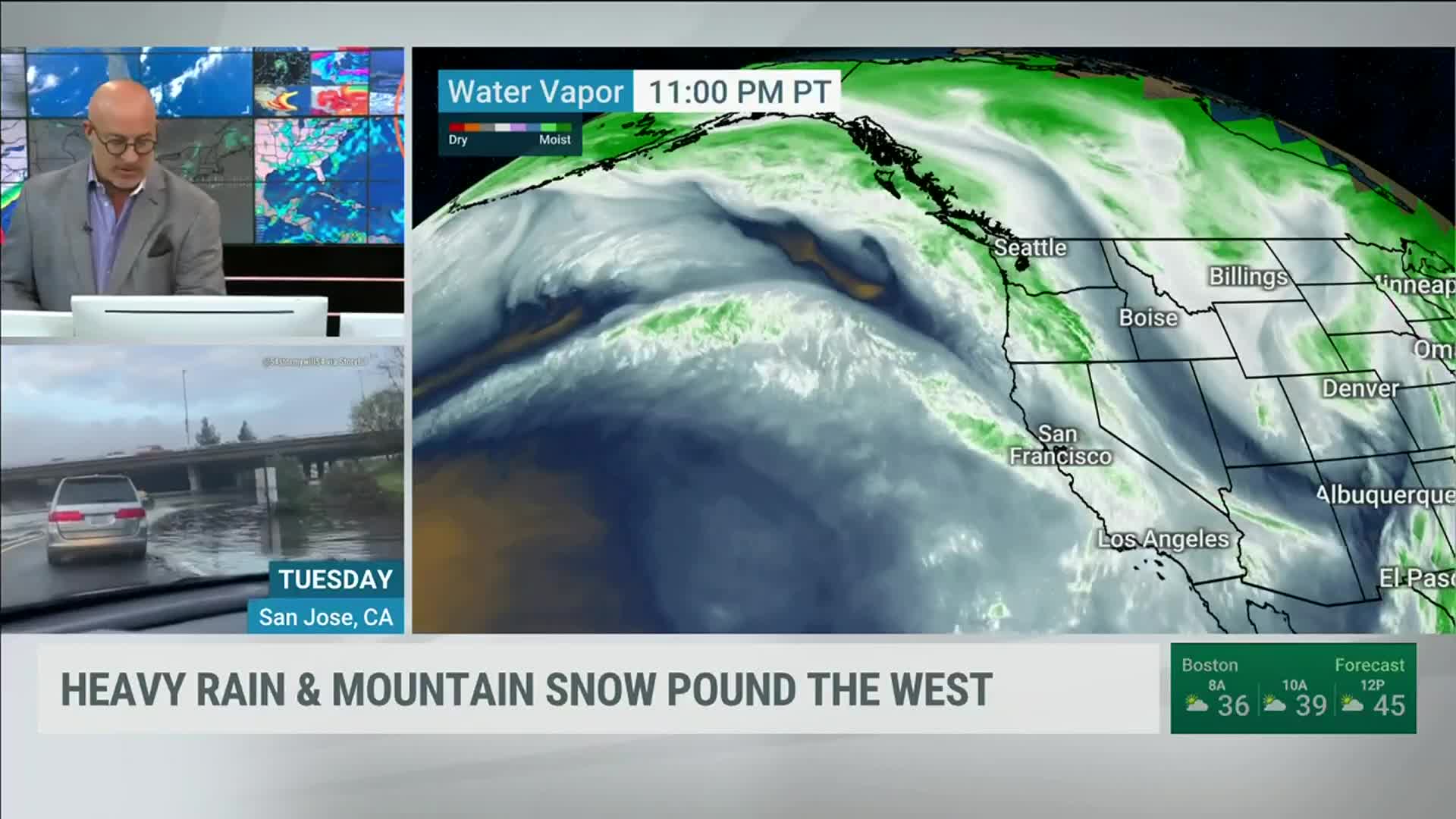 Storms In The West To Continue Through The Weekend - Videos from The ...