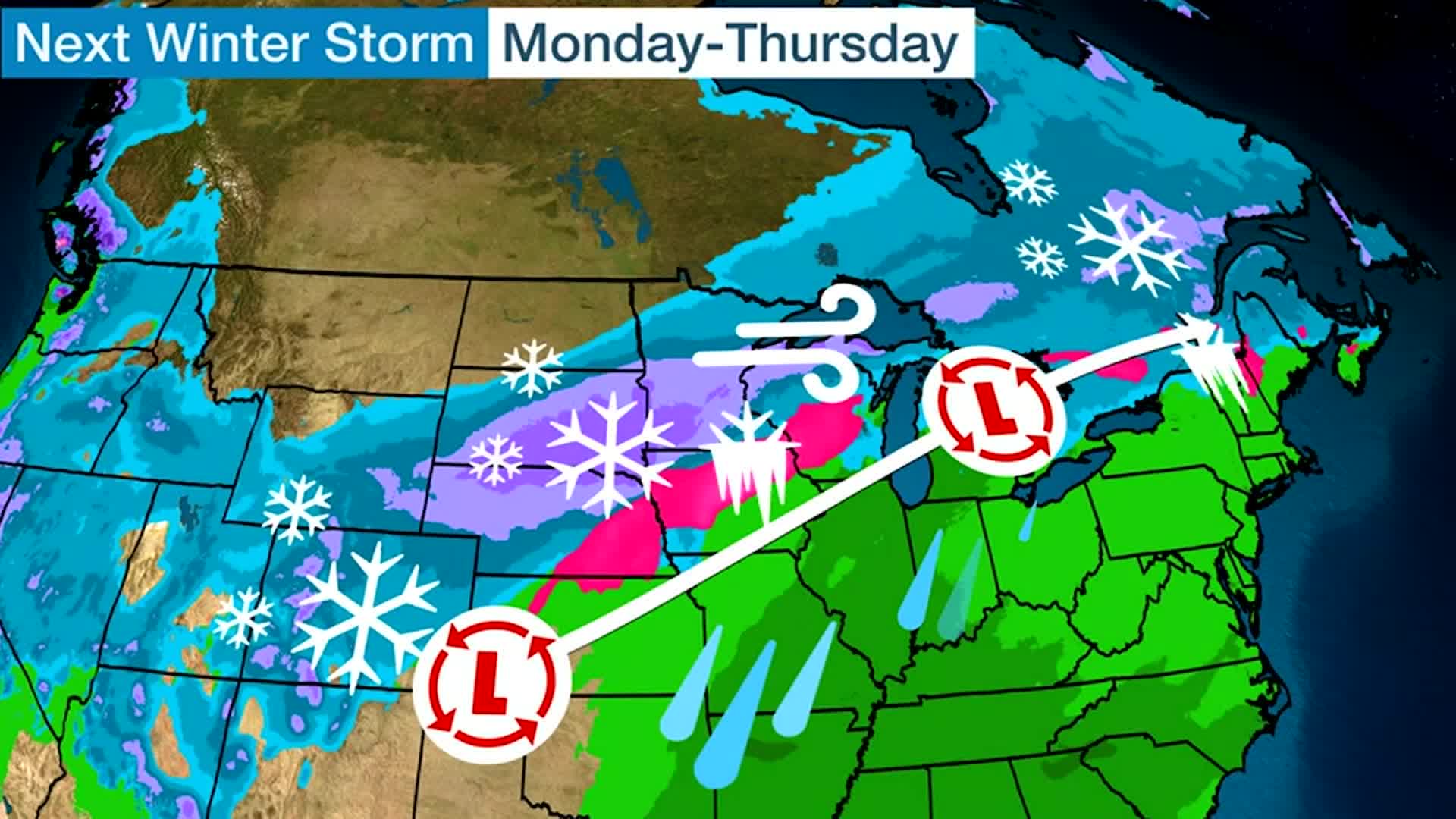 Another Winter Storm Set To Move Across The Country Next Week - Videos from The Weather Channel