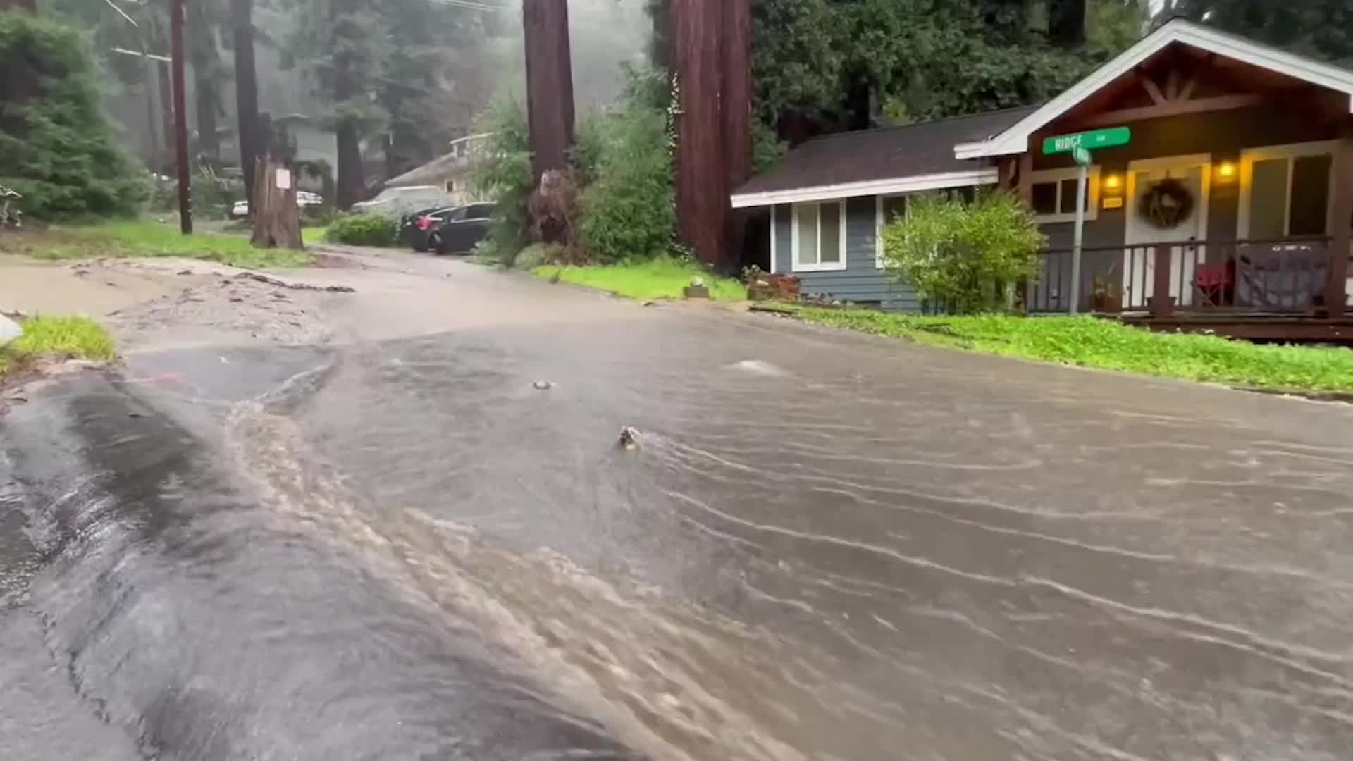 Atmospheric River Brings Rain And Snow To The West Along With Flooding ...