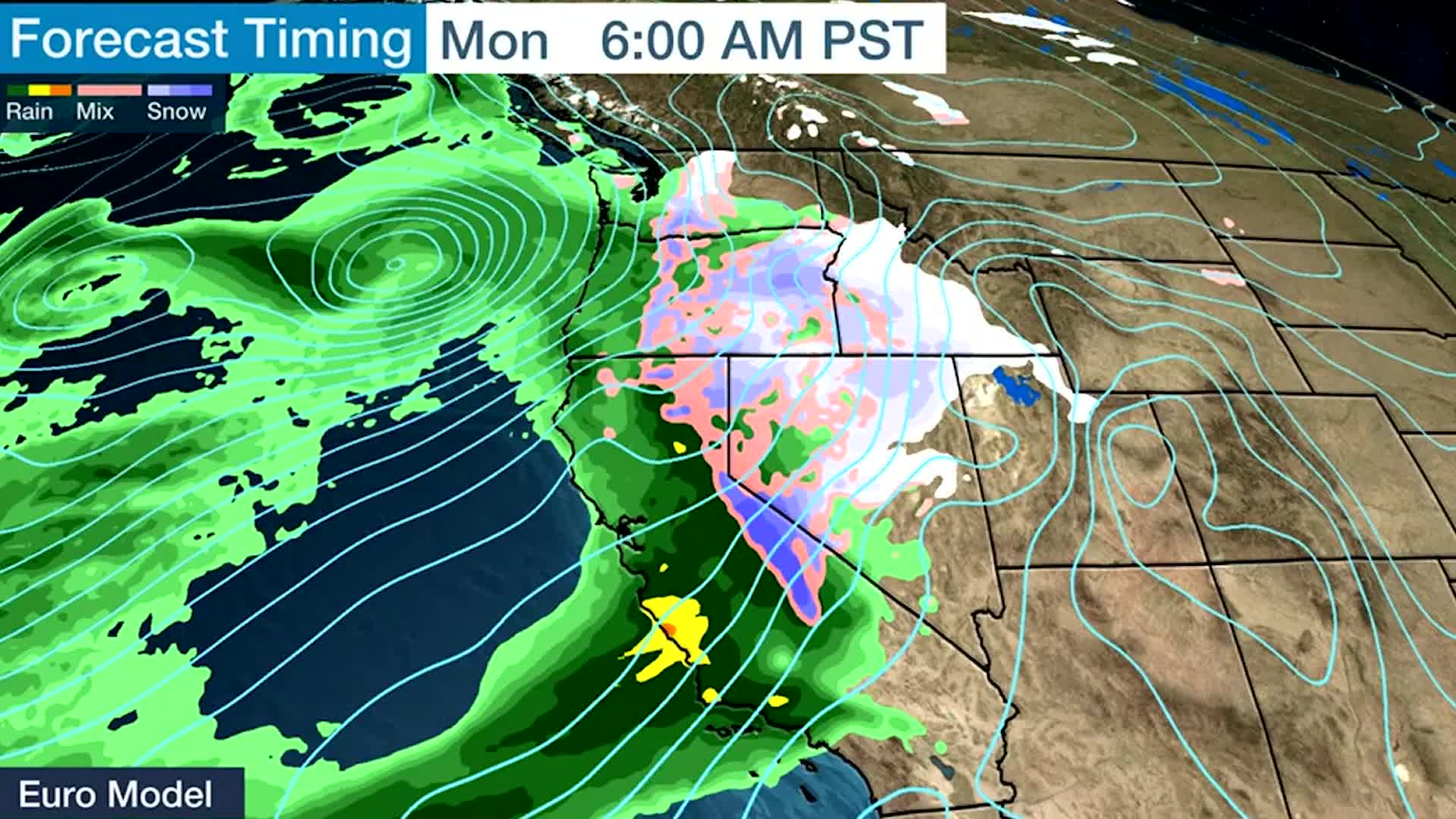 Snow, Winds & Flooding Rain Are All Possible This Week - Videos from ...