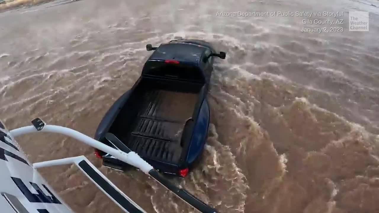 Dramatic Helicopter Flood Rescue - Videos from The Weather Channel