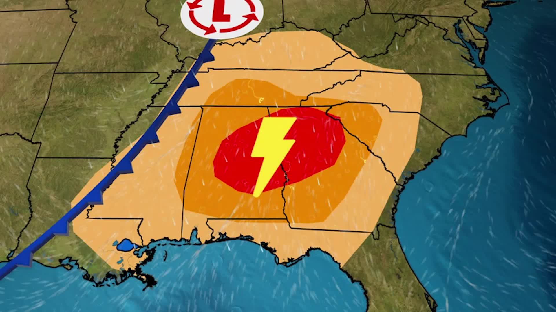 Severe Weather Moves Across South Today - Videos from The Weather Channel