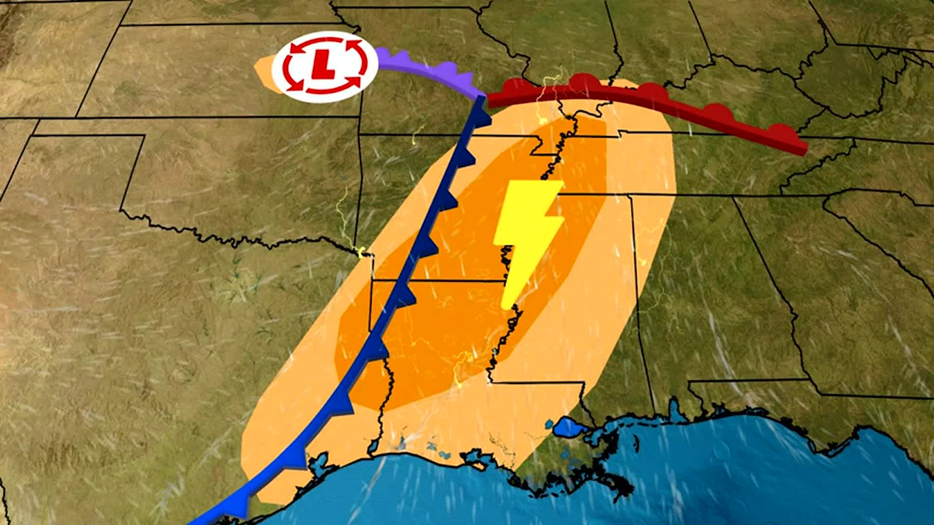 Severe Threat Including Tornadoes Possible Today Over Several States ...