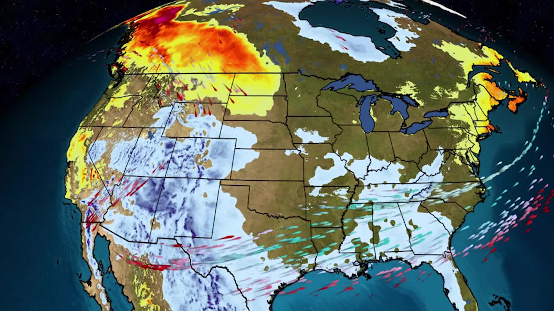 Widespread Snow For Northern Tier Of The Country This Weekend - Videos ...