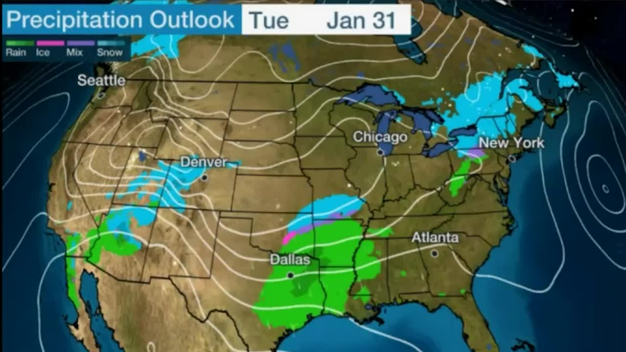 Early Look: Wintry Pattern Coming Could Bring Snow To Some Big Cities ...