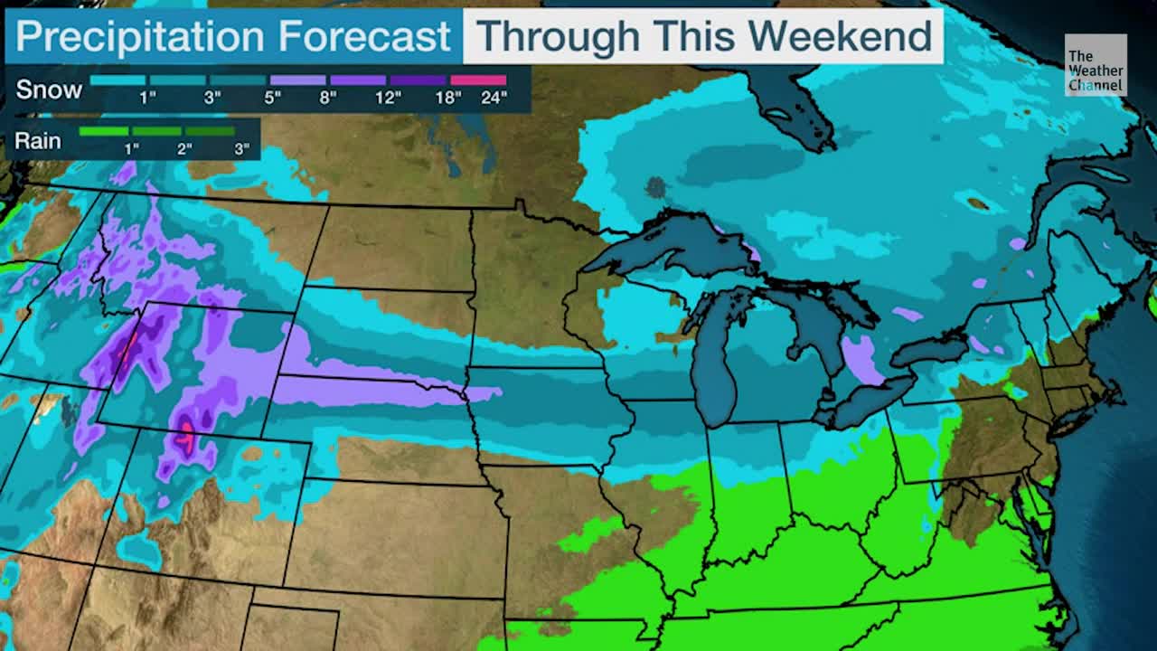 Snow For The Northern Tier - Videos from The Weather Channel