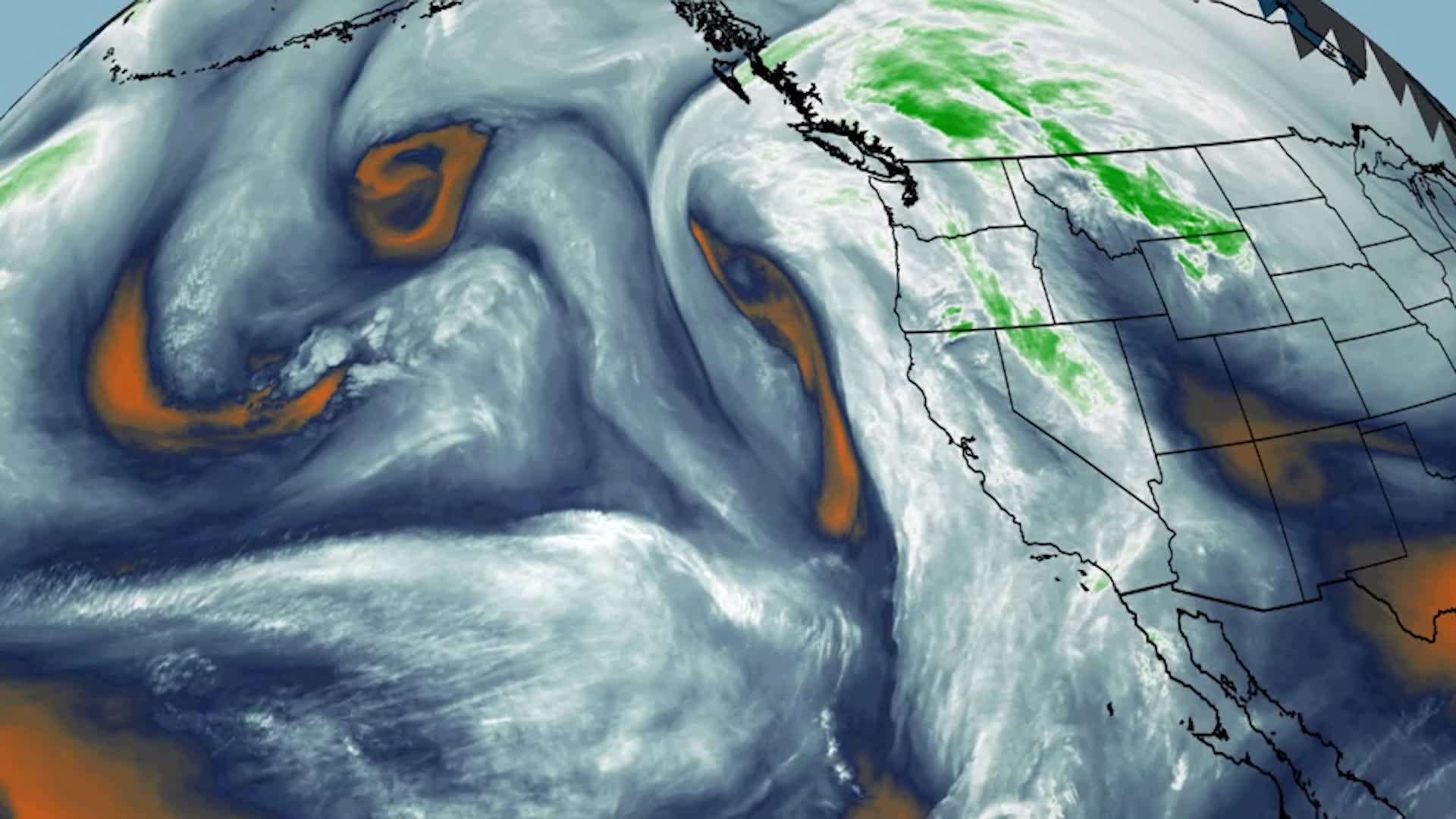 Two Systems Bring Rain, Heavy Mountain Snow To Parts Of The West Into ...