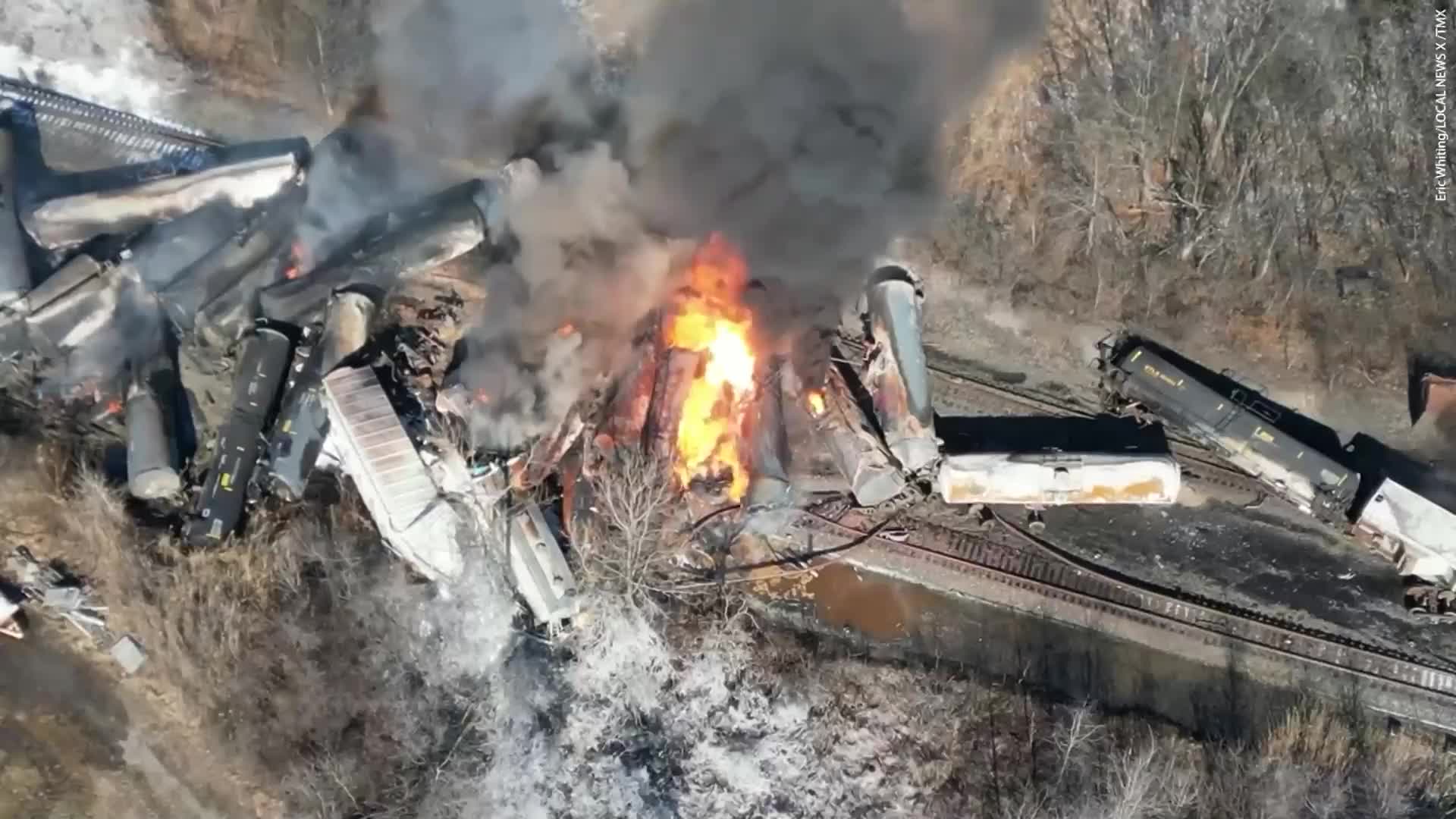 Explosion Feared Imminent In Ohio Train Derailment - Videos from The ...