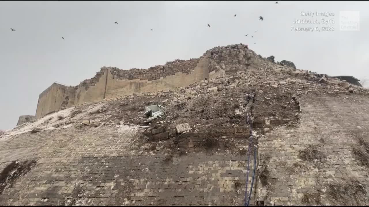 2,000-Year-Old Castle Destroyed By Turkey Quake - Videos from The ...