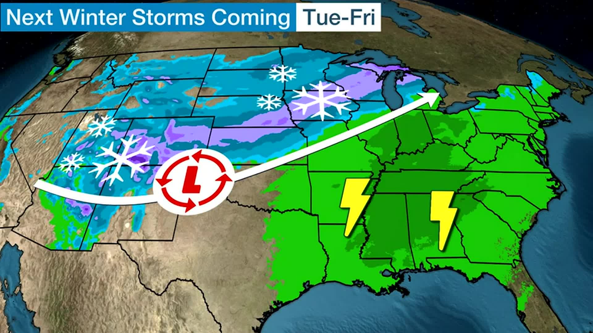 A Pair Of Winter Storms In The Week Ahead - Videos from The Weather Channel