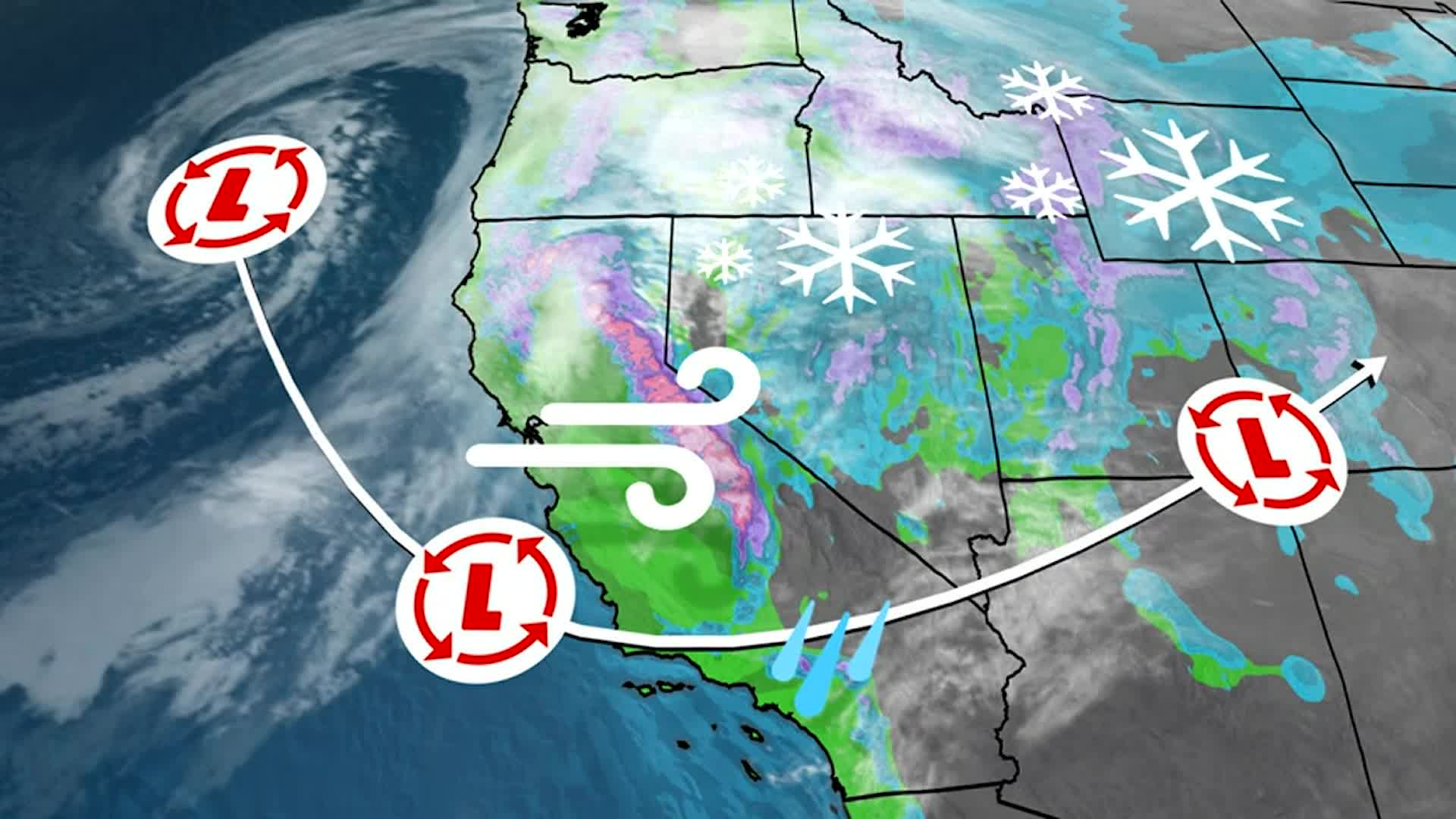 CA Storm Bringing Another Round Of Rain, Winds & Snow - Videos from The ...