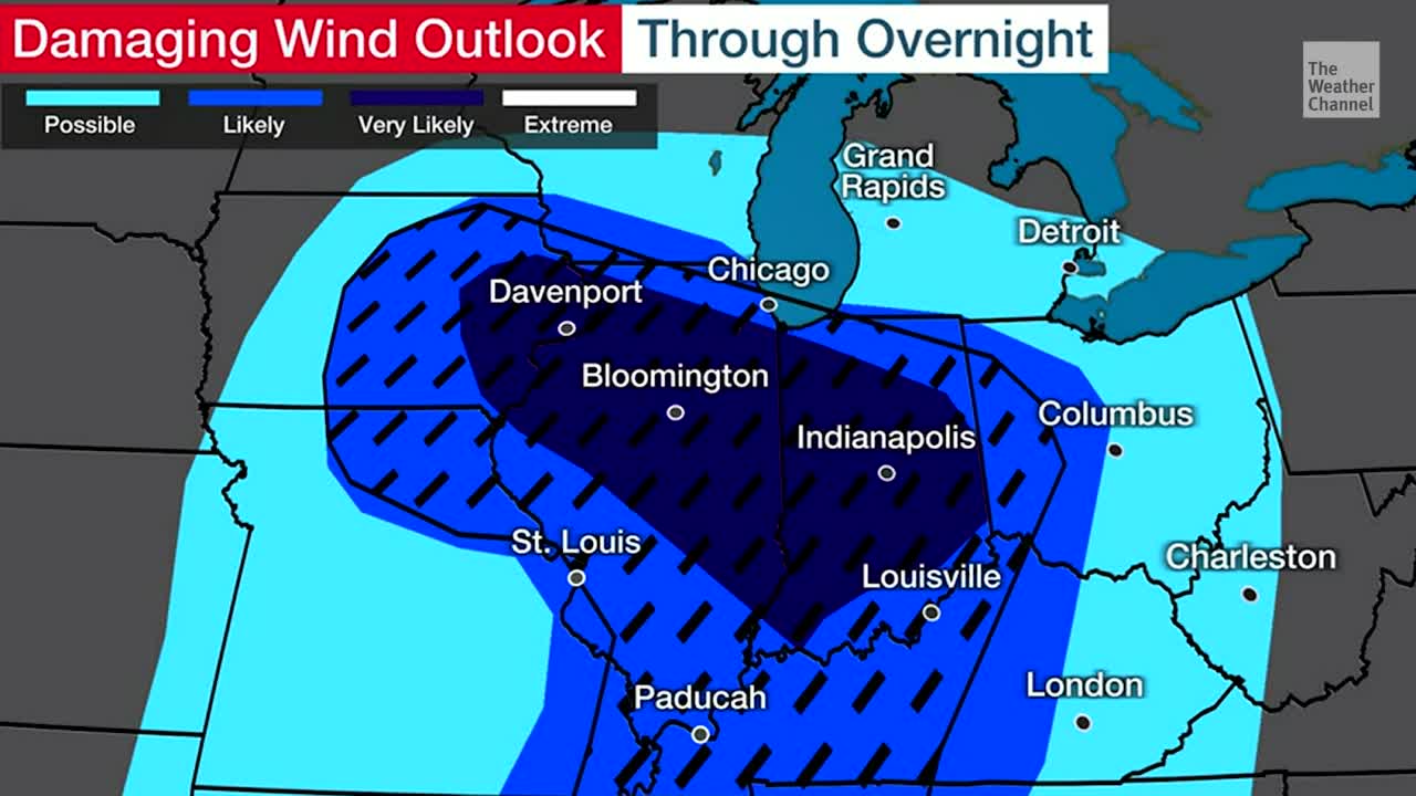 Major Wind Concern As Severe Storms Push On - Videos from The Weather ...