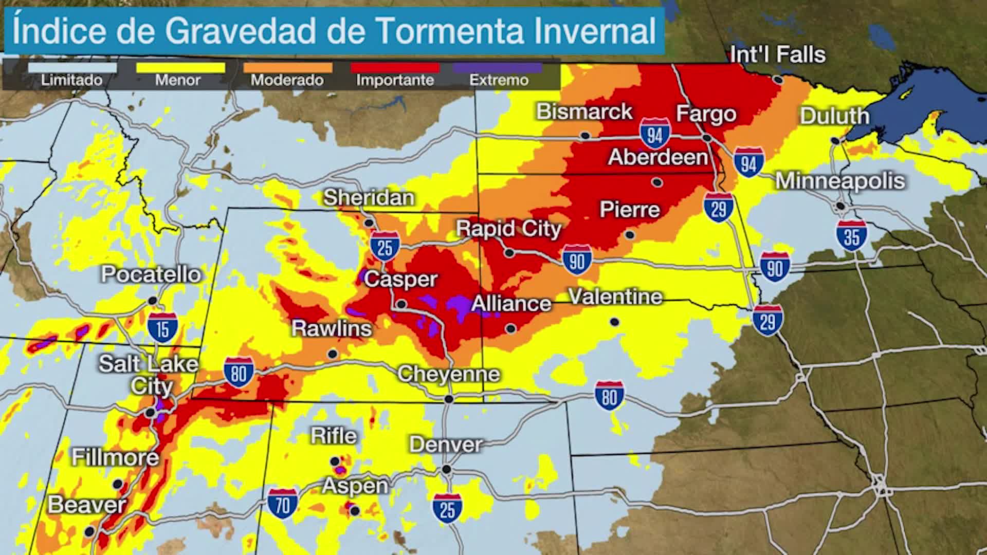 Tormenta de invierno para el medio oeste superior - Videos de The ...