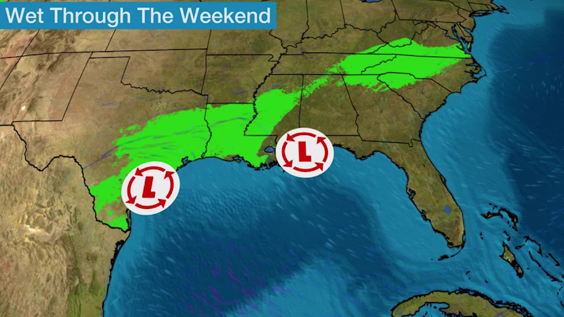 South Headed For Wet Weekend - Videos from The Weather Channel