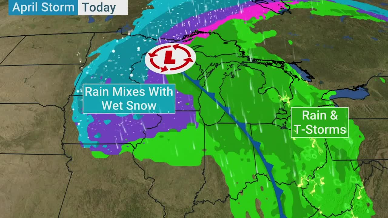 More Than A Foot Of Snow From Spring Storm - Videos from The Weather ...