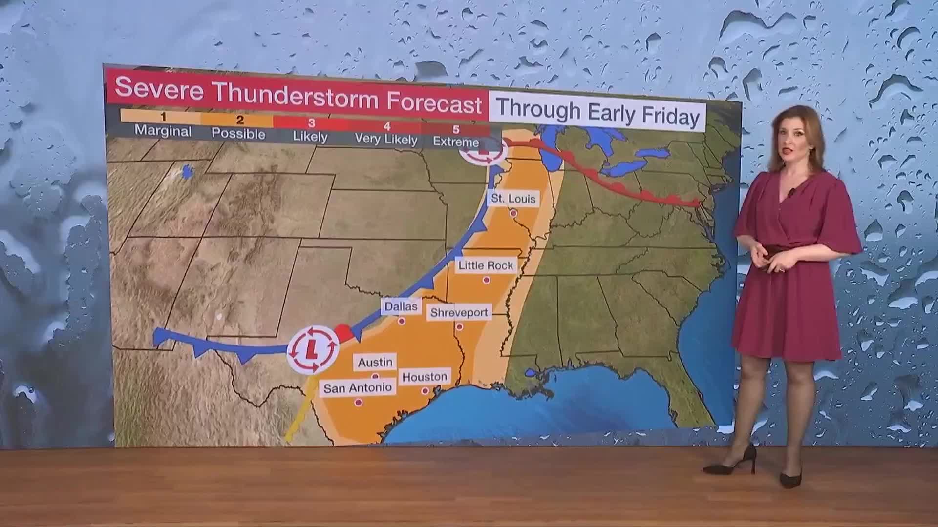 Large Hail And Some Tornadoes Possible Into Friday - Videos from The ...