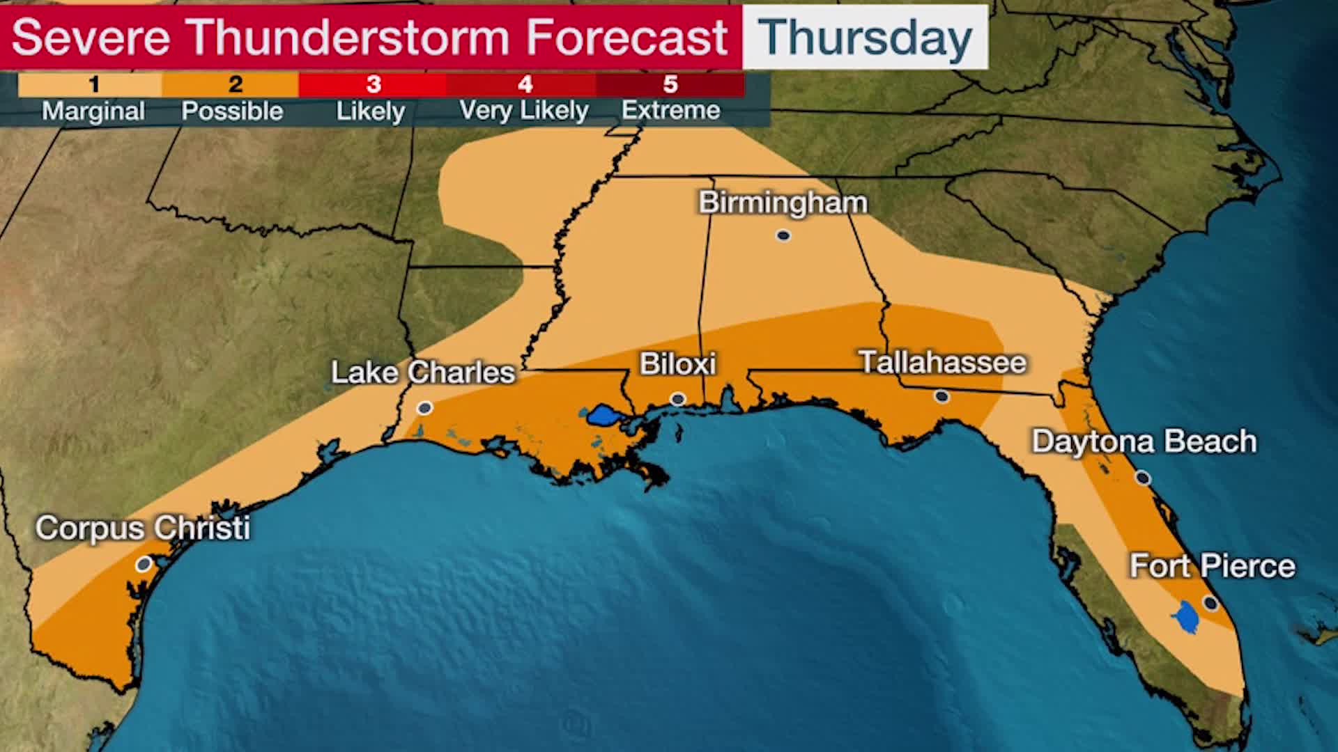 Texas, Gulf Coast, Florida Could See More Severe Weather - Videos from ...