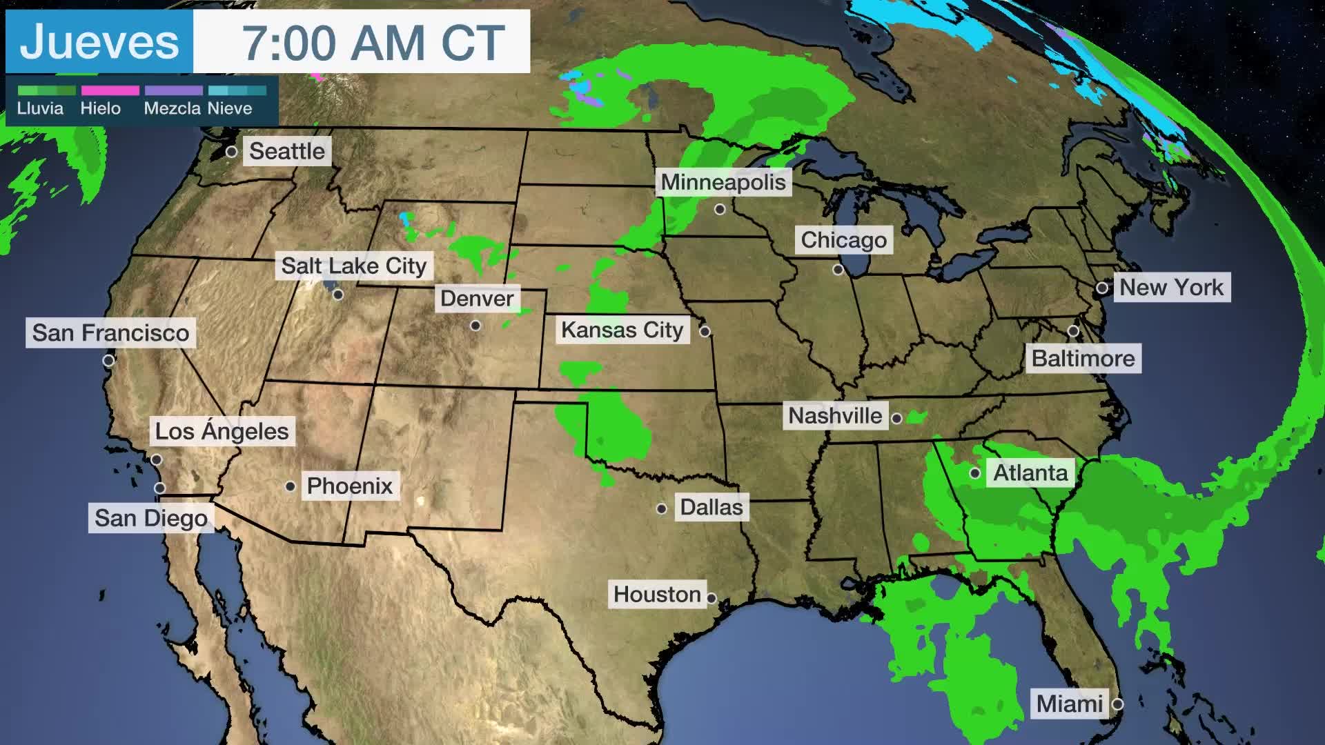 Posibles lluvias y tormentas eléctricas - Videos de The Weather Channel