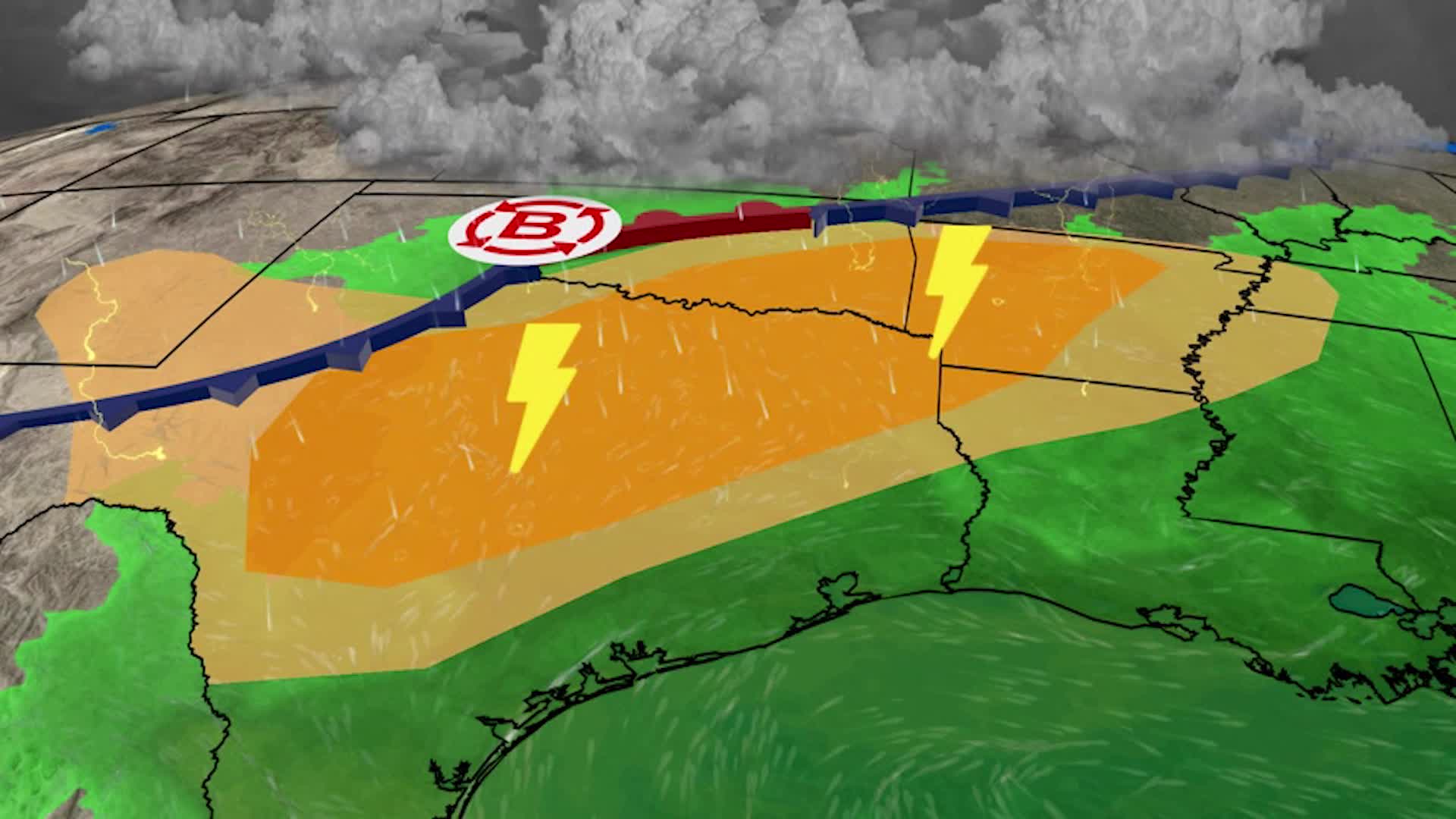 Frente frío desencadenará tormentas y granizo - Videos de The Weather ...