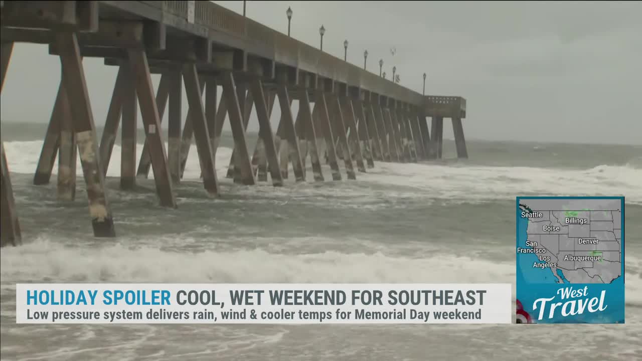 Chilly And Wet Holiday Weekend At The Beach - Videos from The Weather ...