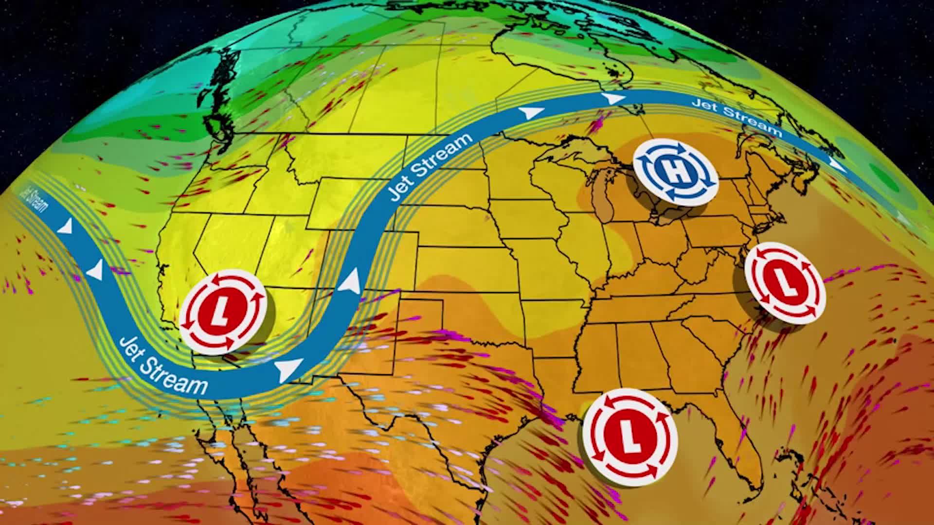 Stuck Pattern To Bring Near-Record Heat, Rounds Of Rain - Videos from ...