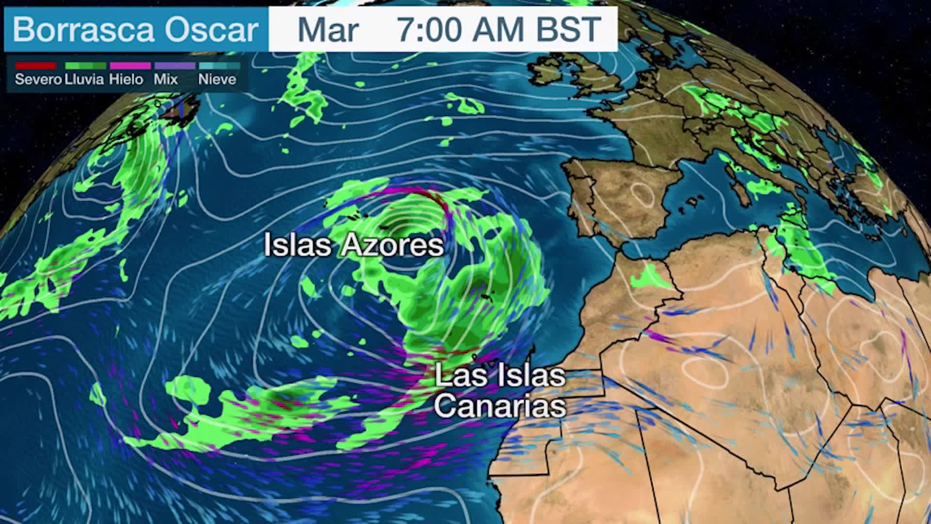 Borrasca Óscar afecta a Islas Canarias - Videos de The Weather Channel