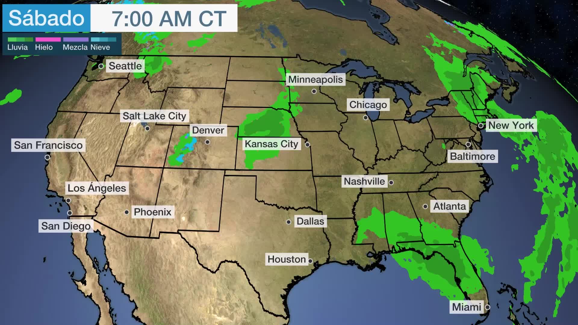 Tiempo húmedo y tormentas severas este fin de semana - Videos de The ...