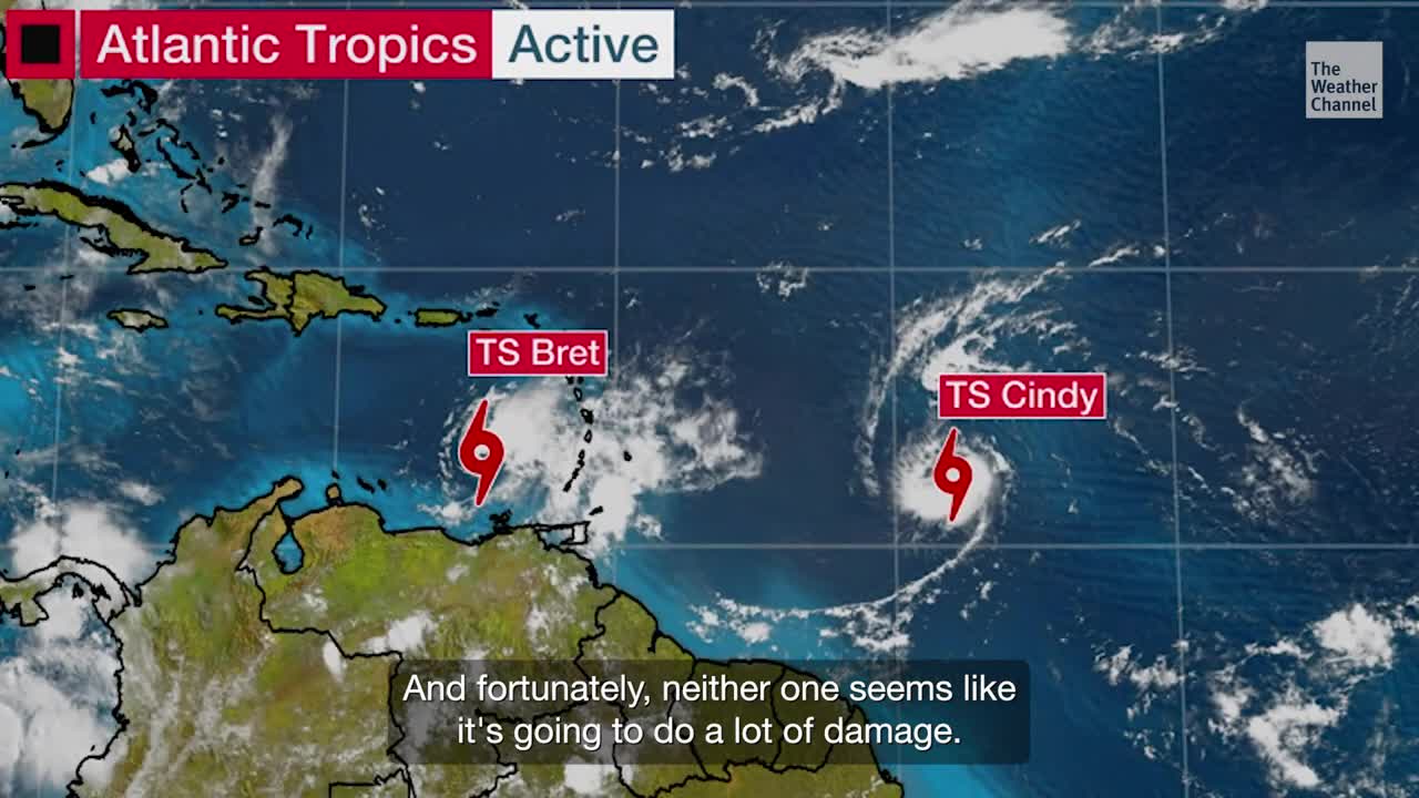 Tracking Two Named Storms In Busy Atlantic - Videos from The Weather ...