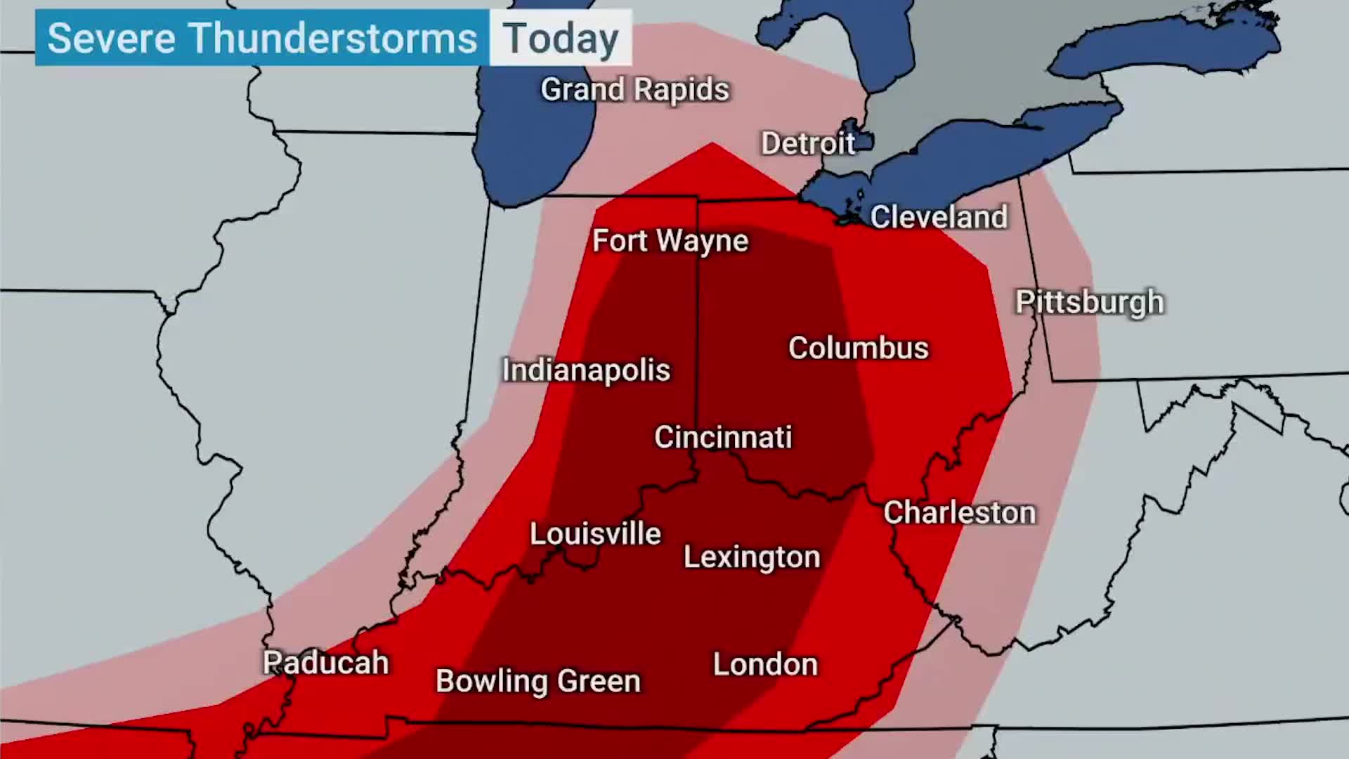 Tornadoes Possible Over A Wide Area Today - Videos from The Weather Channel