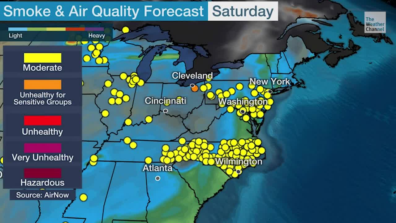 Where Weekend Air Quality Will Be Bad - Videos from The Weather Channel