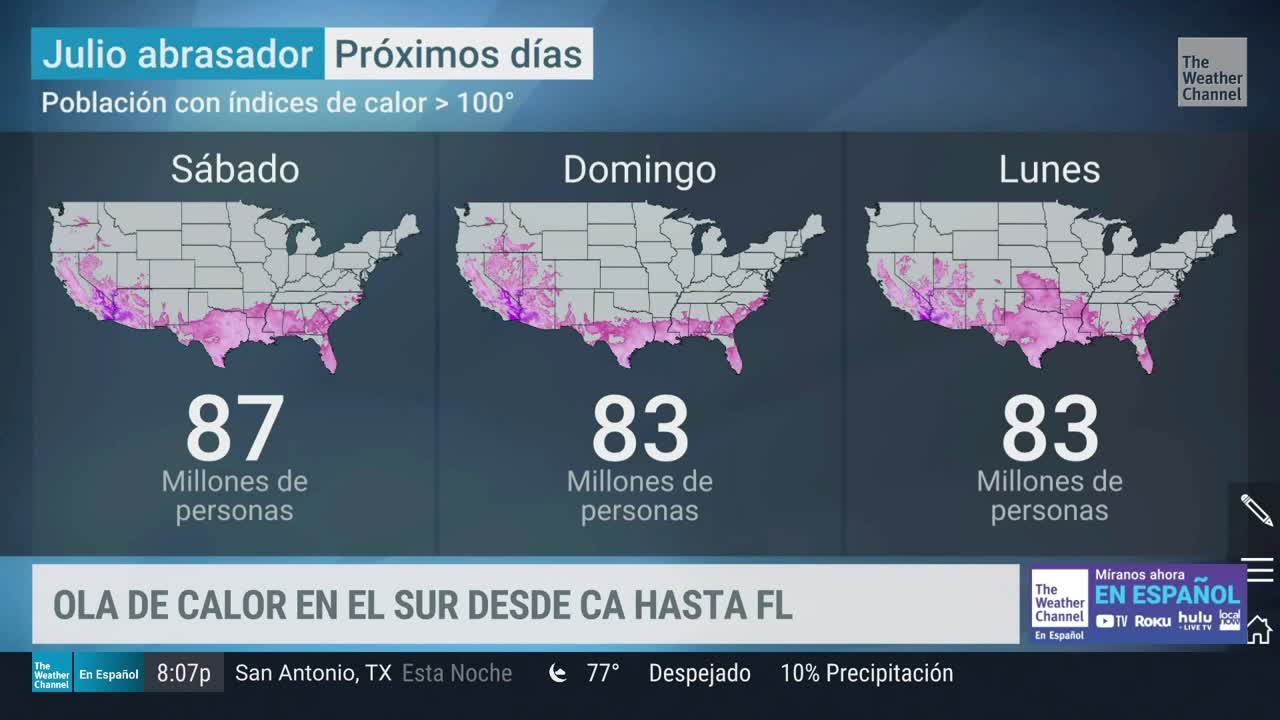 Calor extremo se expande a más estados - Videos de The Weather Channel