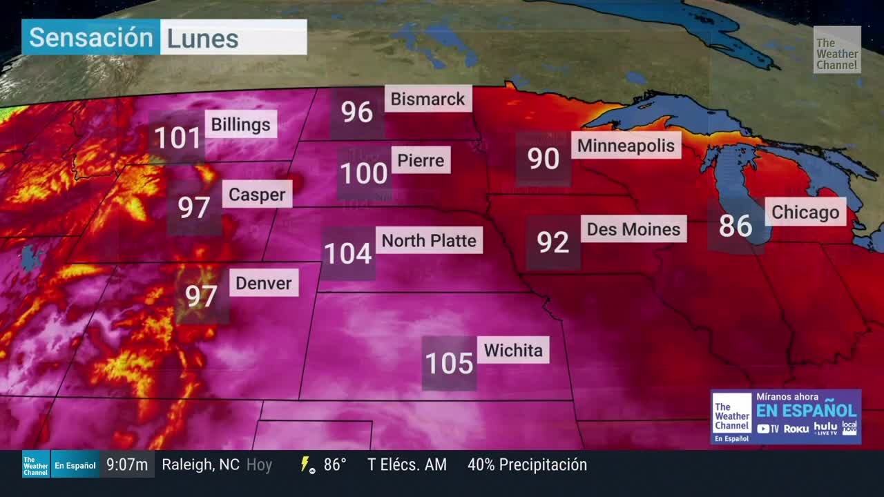 Semana muy Calurosa en Casi Todo el País - Videos de The Weather Channel