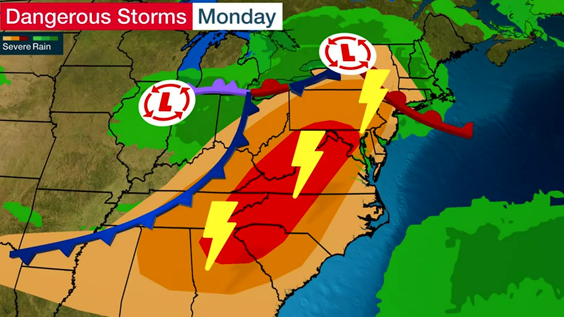 Strong Thunderstorms Ahead This Week - Videos from The Weather Channel
