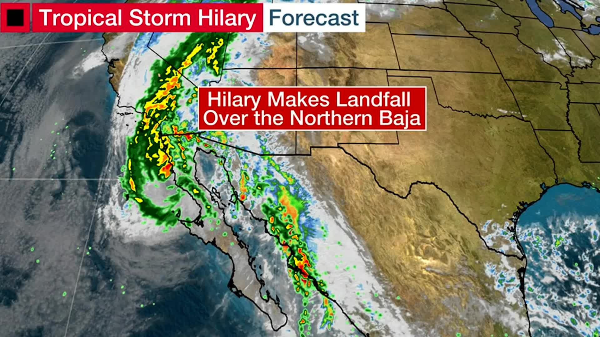 Tropical Storm Hilary Gripping California - Videos from The Weather Channel