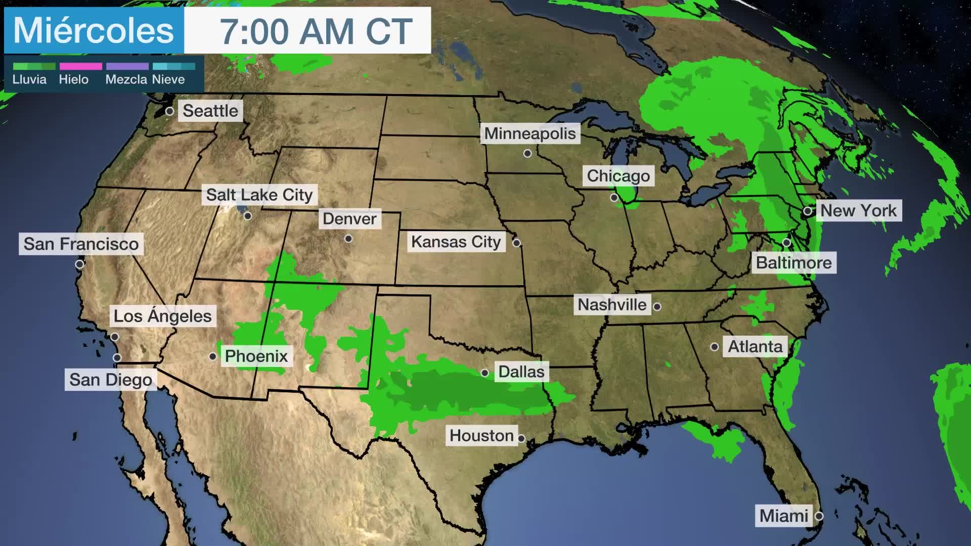 Frente Frío Trae Tormentas y Temperaturas Más Frescas - Videos de The ...