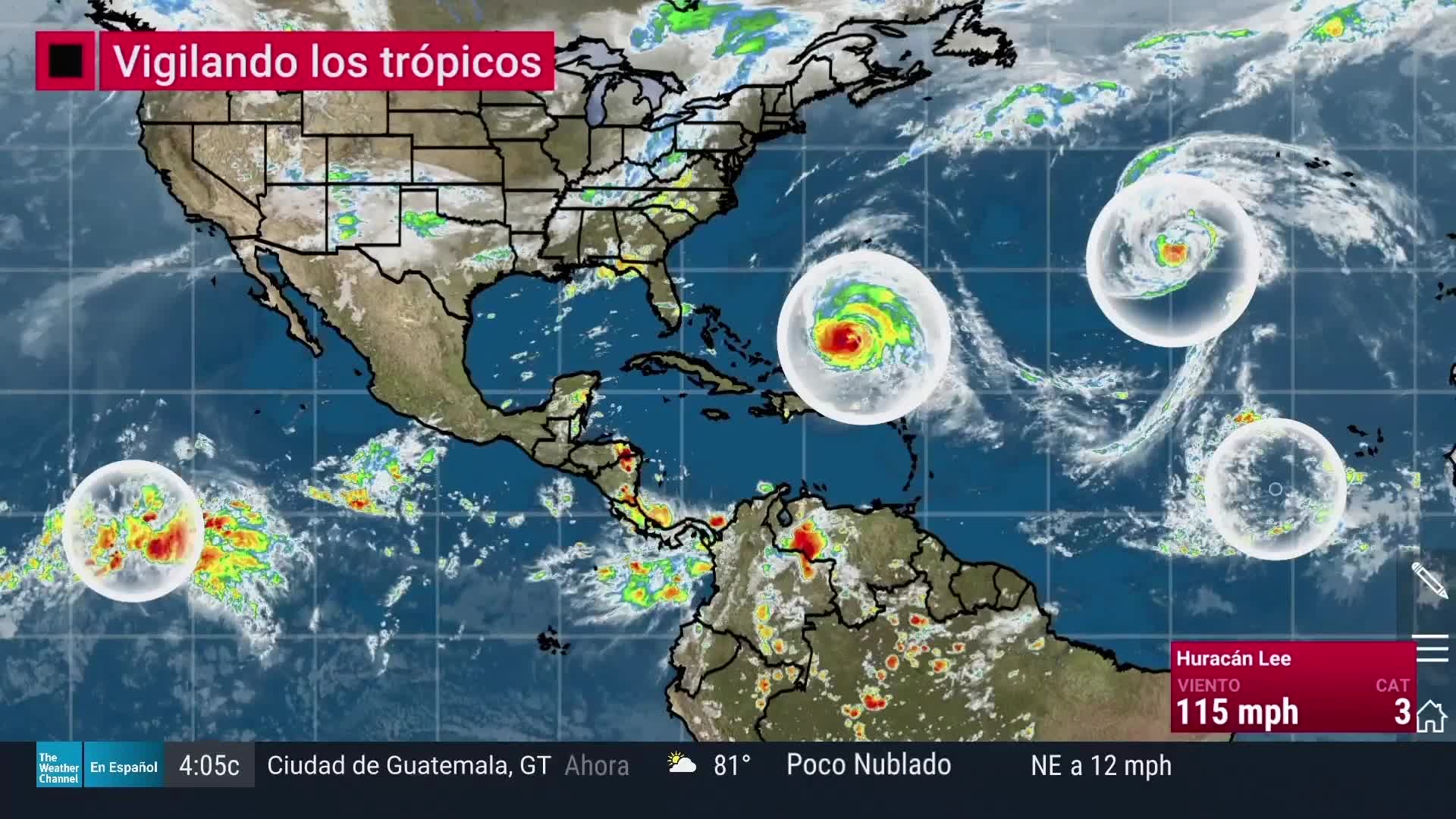 Seguimiento al Huracán Lee - Videos de The Weather Channel