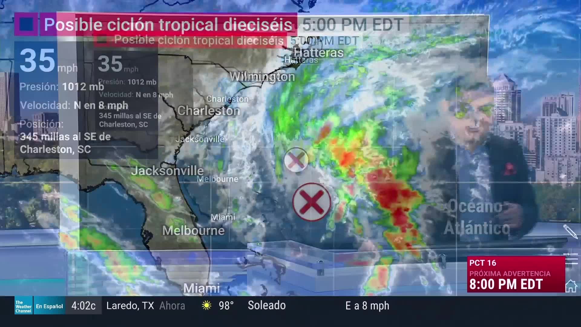 Vigilando el Posible Ciclón Tropical Dieciséis - Videos de The Weather ...