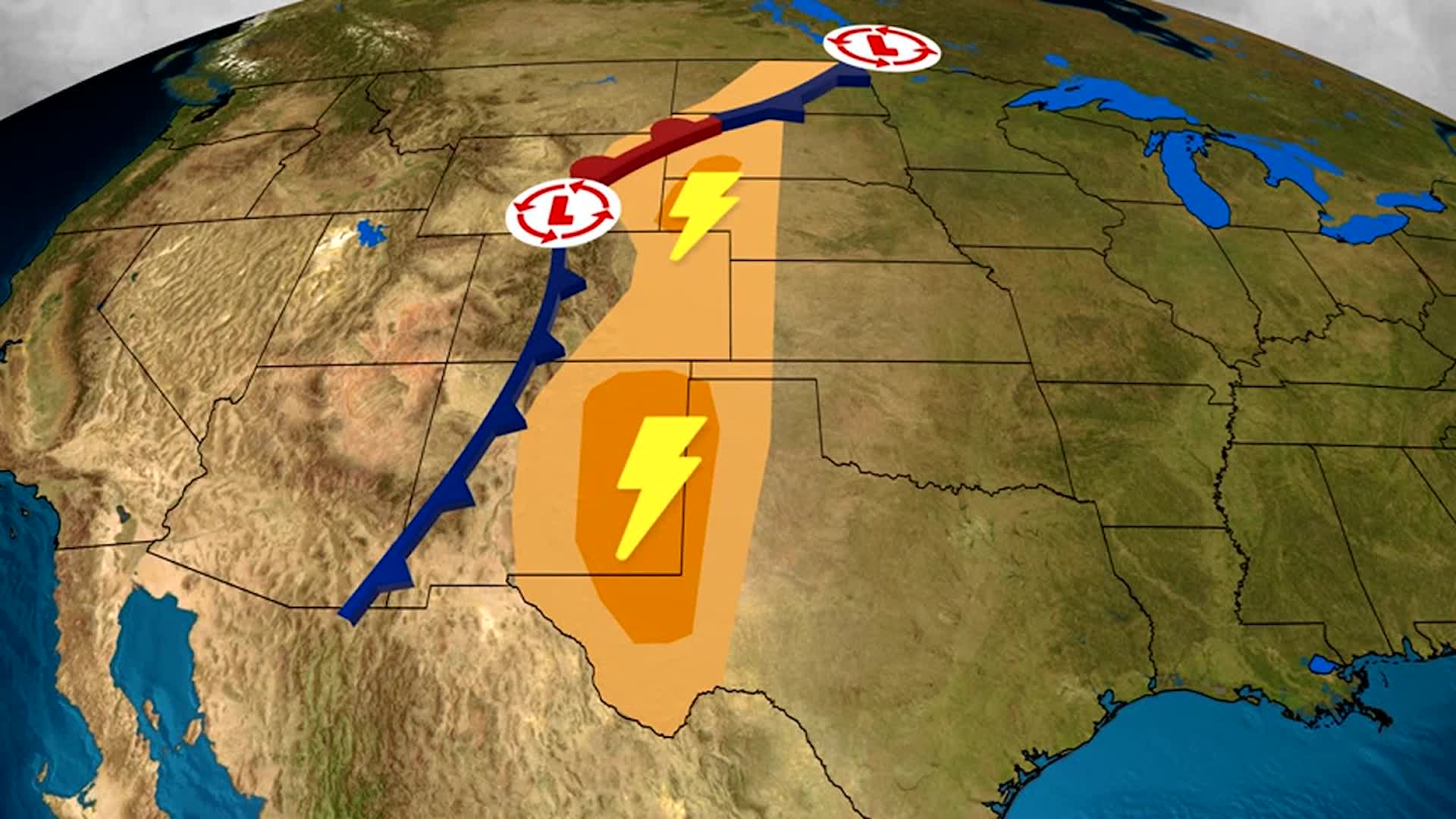 Gusty Storms & Heavy Rain Ahead For Many - Videos from The Weather Channel