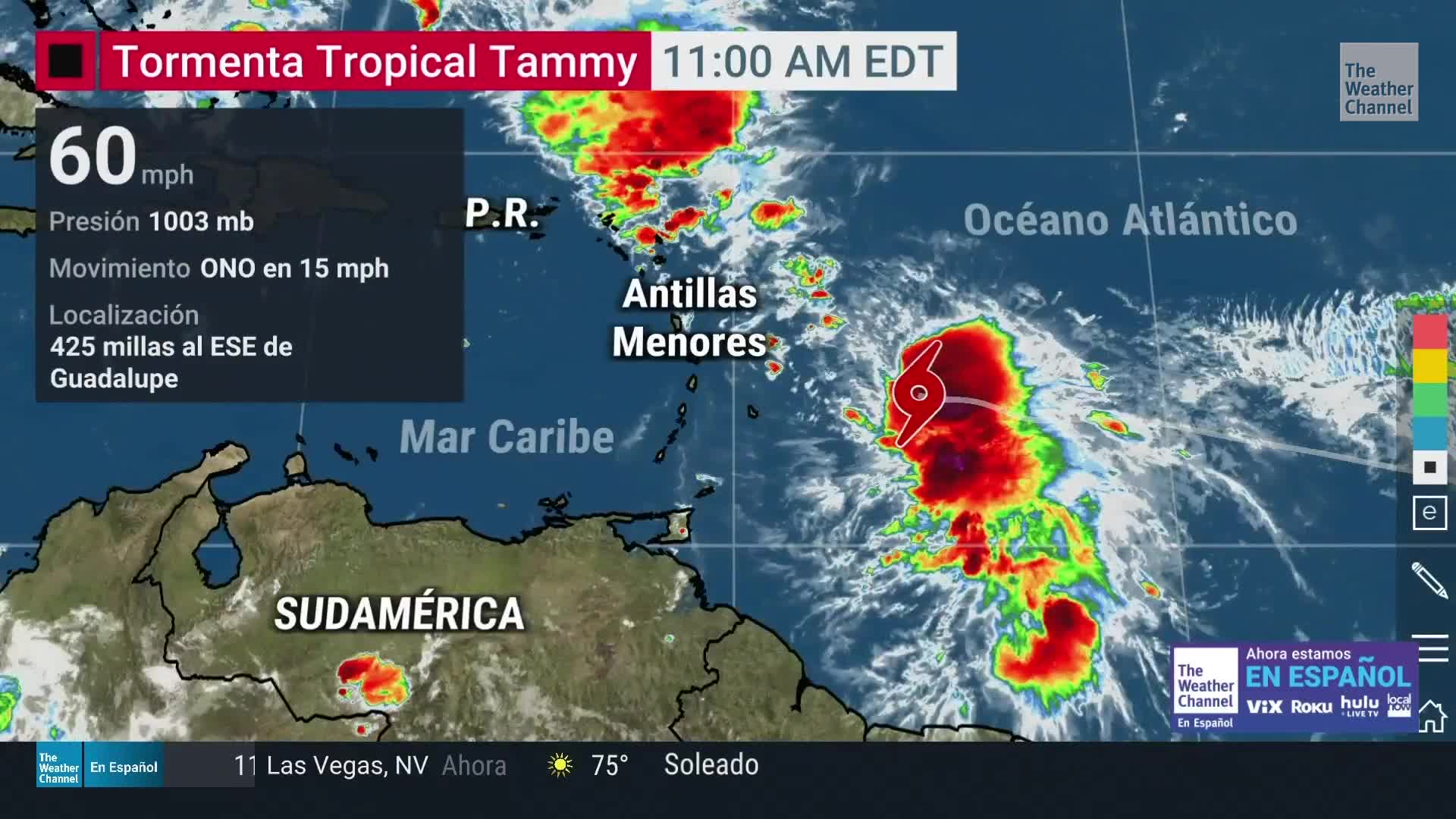 Se pronostica que la tormenta tropical Tammy se convierta en un huracán ...