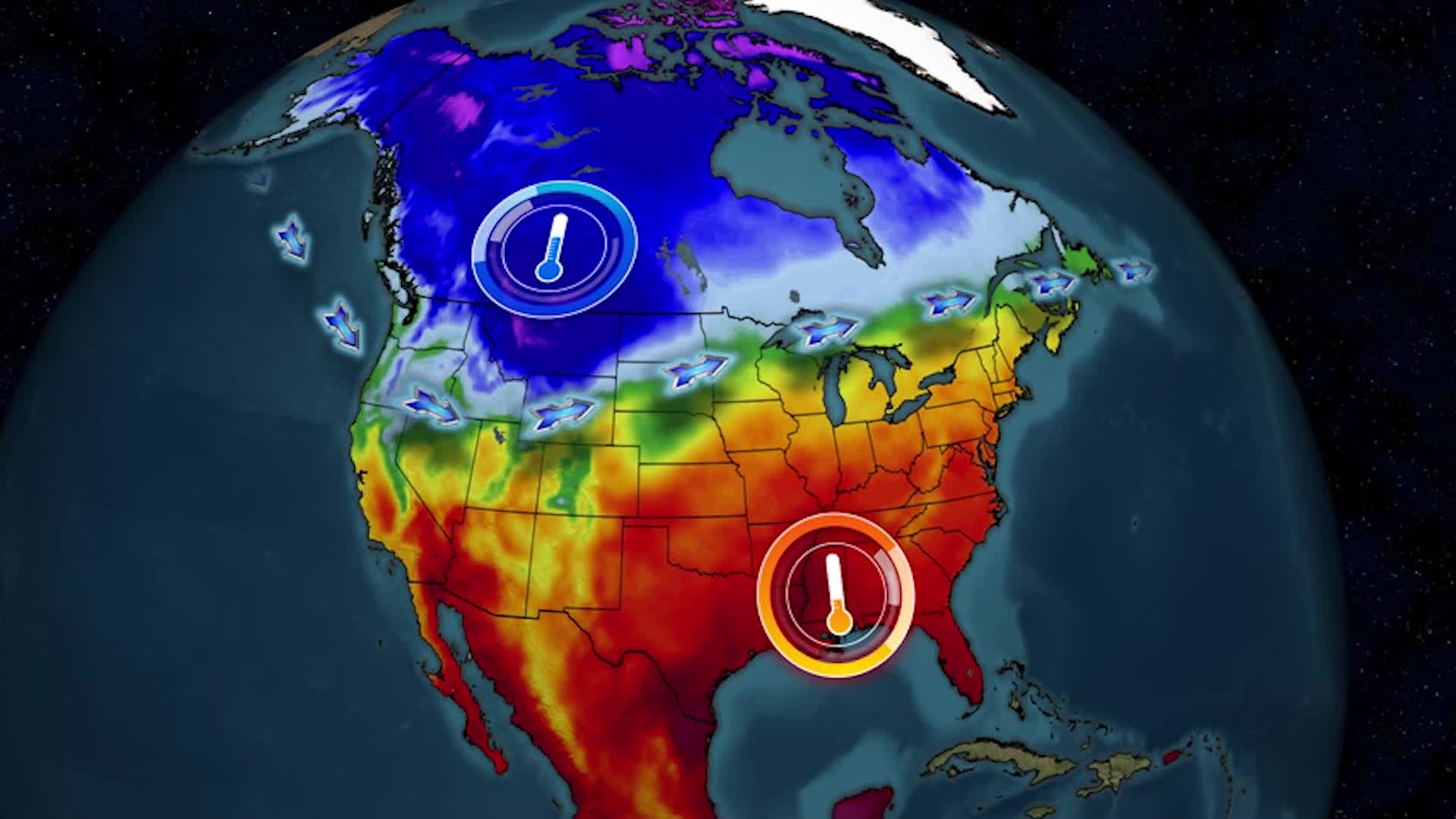 Cold Vs. Warm Across The U.S. - Videos from The Weather Channel